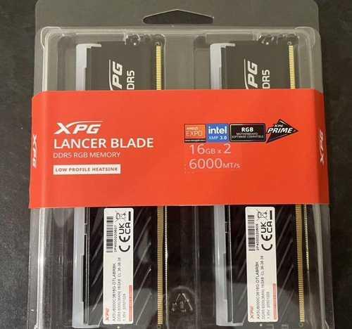 Оперативная память adata XPG Lancer Blade 32 gb