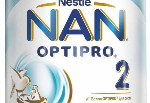 NAN 2 optipro смесь молочная, с 6 месяцев, 800 г
