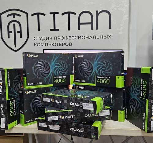 Видеокарта Palit GeForce RTX 4060 Новая только в т