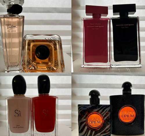 Lancome tresor Armani Si Narciso for her