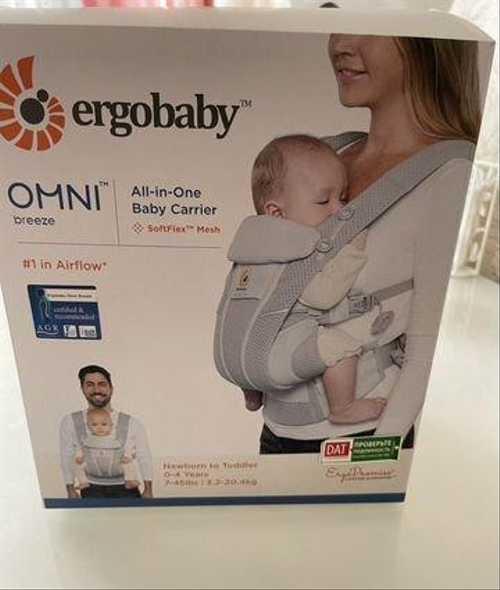 Эргорюкзак ergobaby omni breeze оригинал