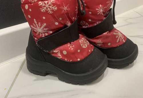 Зимние ботинки сноубутсы nordman 24 размер