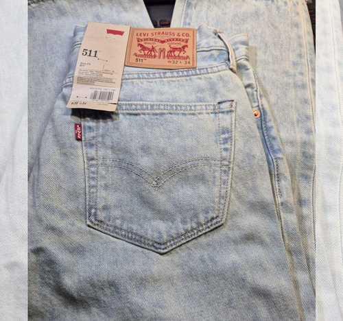 Levis 511 Original Slim W32 L34 хлопок