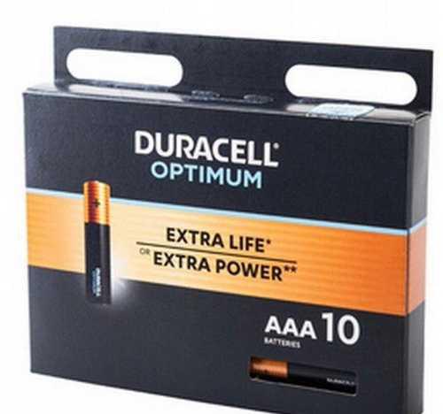 Батарейка Duracell Optimum LR03/ааa 10шт/уп