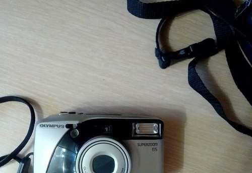 Плёночный фотоаппарат olympus superzoom 115