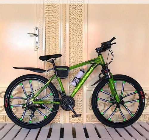 Горный велосипед с литыми Зелёный