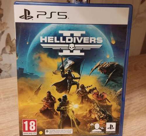 Helldivers 2 Playstation 5 диск