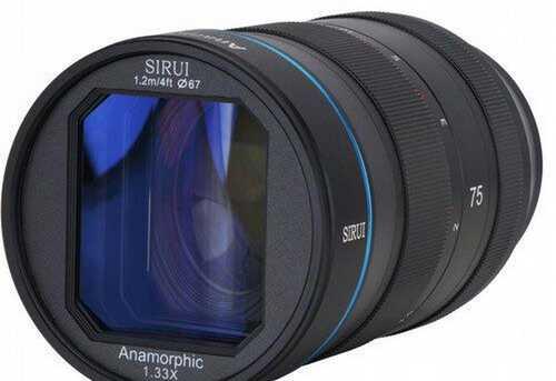 Sirui 75 mm anamorphic lens sony e mounth f1.8