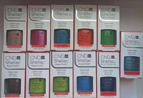 Гель лак CND shellac Оригинал новый шелак
