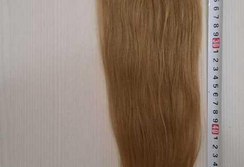 Волосы для наращивания 60 см блонд 50гр