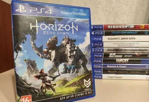 Horizon Zero dawn — игра на диске для PS4