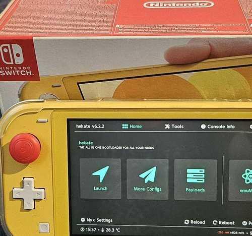 Nintendo switch lite(прошитая)