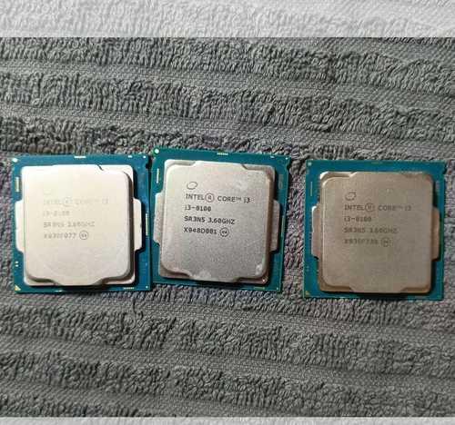 Процессор intel core i3 8100 3шт 1151v2