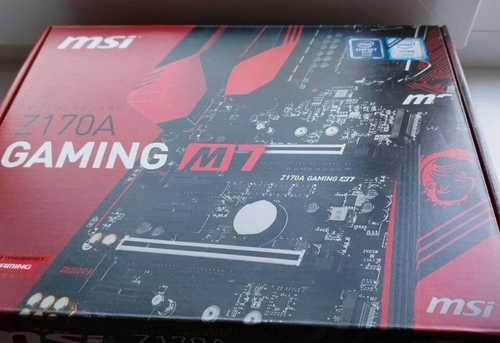 Игровая MSI Z170A Gaming M7