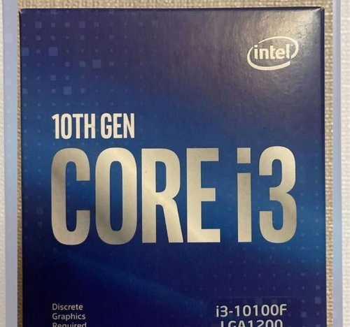 Intel core i3 10100f