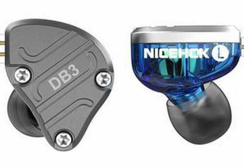 Nicehck DB3 Трехдрайверные гибриды (2DD+1BA) Новые
