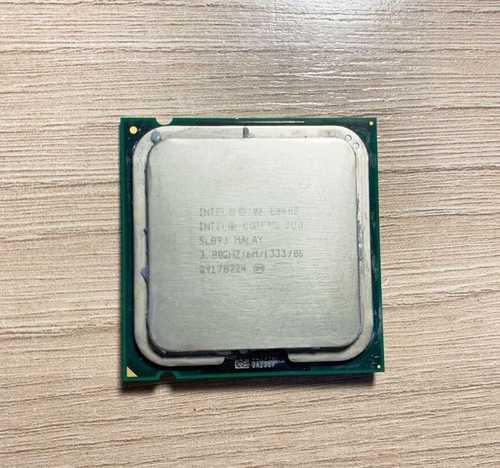 Процессор intel core 2 duo e8400