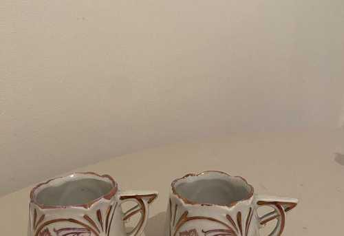 Чайные пары, чашки, детская посуда времен СССР