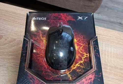 Игровая мышь a4tech x7 новая