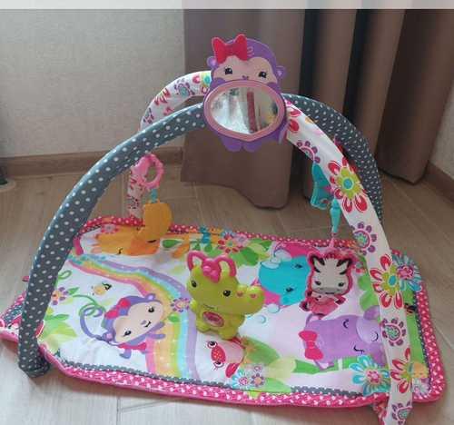 Игровой коврик Fisher Price Розовые джунгли
