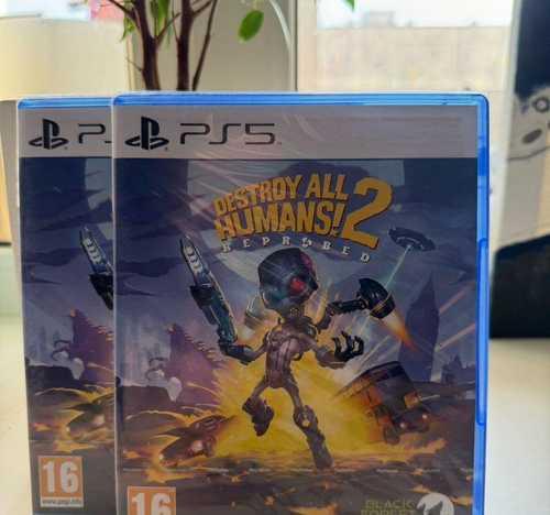 Destroy all humans 2 ps5 новый лицензионный / русс