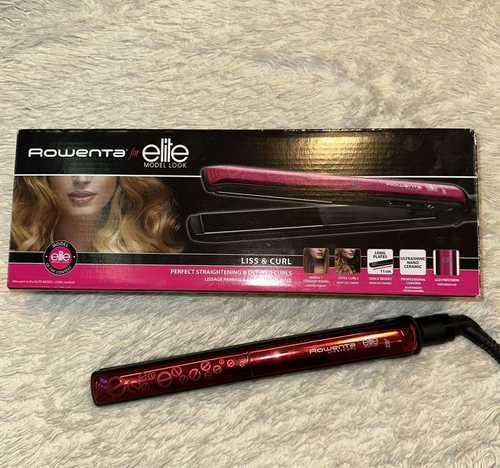 Выпрямитель для волос rowenta elite