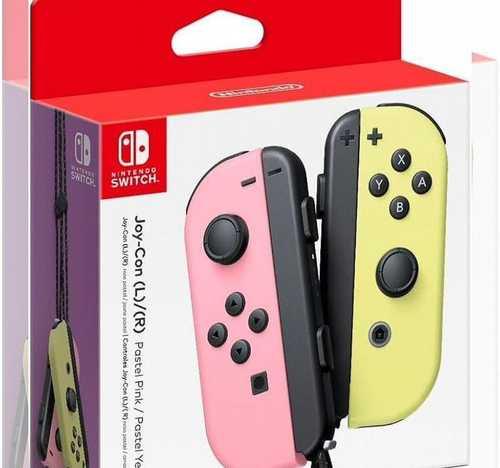 Контроллеры Joy-Con Nintendo Switch Розовый/Жёлтый