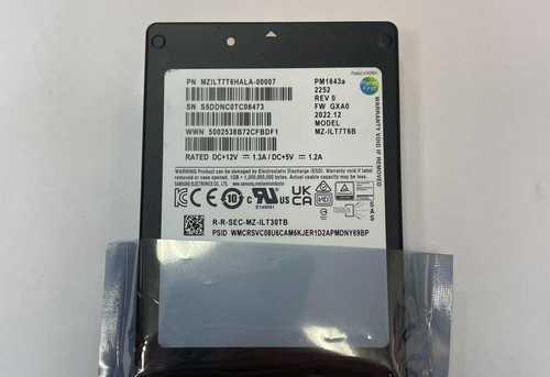 Ssd samsung pm1643a 7,68tb