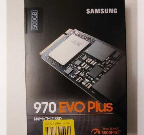 Samsung 970 evo plus M.2 SSD 500 GB