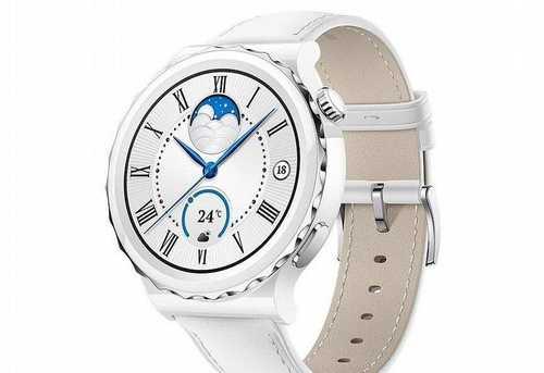 Умные часы Huawei Watch GT 3 Pro 43мм, белый (Кожа