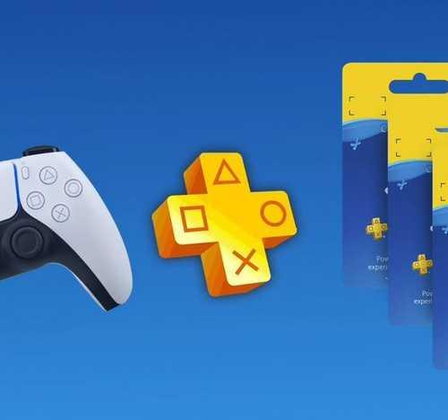 Подписка PS Plus Россия Игры PS4 и PS5 Deluxe