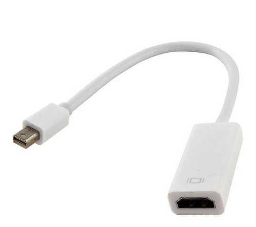 Переходник Mini DisplayPort - hdmi белый (кабель)