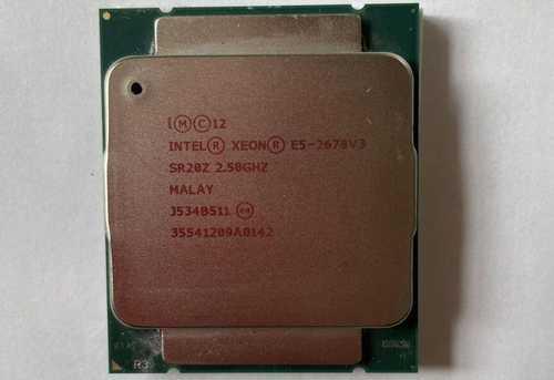 Процессор Intel Xeon E5-2678 v3 12c 2.5-2.8-3.3GHz