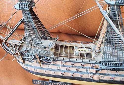 Собранная модель линейного корабля HMS Victory