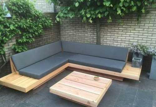 Мебель для дачи из дерева