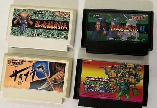 Картриджи Famicom Лот №7 Ninja Cartridges
