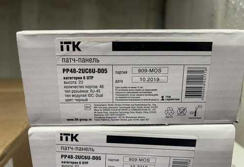 Патч панель ITK cat 6 48 портов PP48-2UC6U-D05