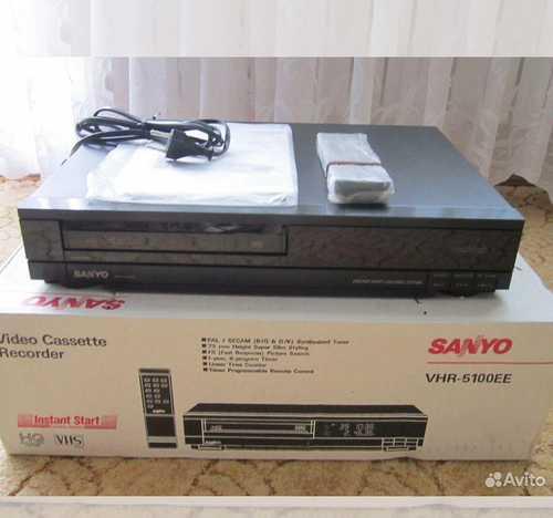 Видеомагнитофон новый Sanyo