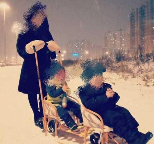 Санки детские для погодок или двойни