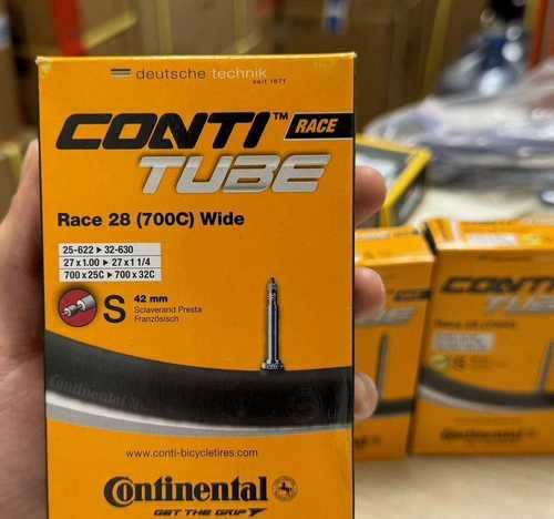 Камера Continental Race Tube 700 x 25-32c 42 мм