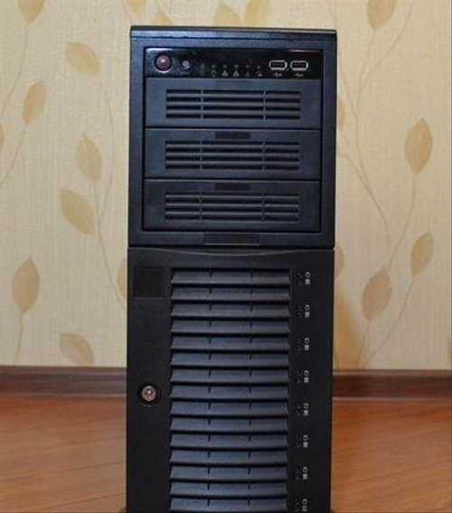 Сервер Supermicro 4U 2xXeon E5-2690V2/64G/6Tb SAS