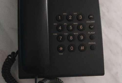 Стационарный проводной телефон Panasonic,черный