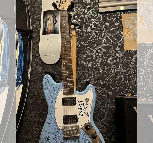 Электрогитара fender squier mustang