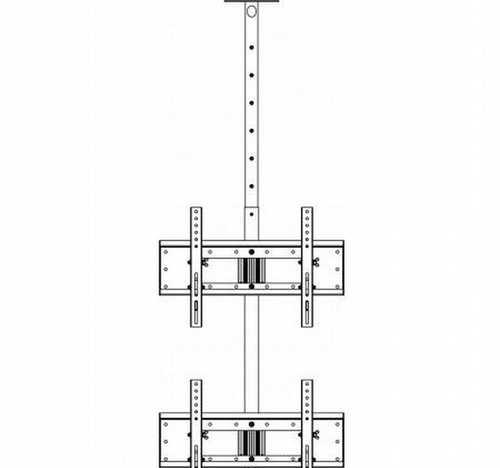 Кронштейн потолочный для 2-х тв друг под другом 1800 Allegri