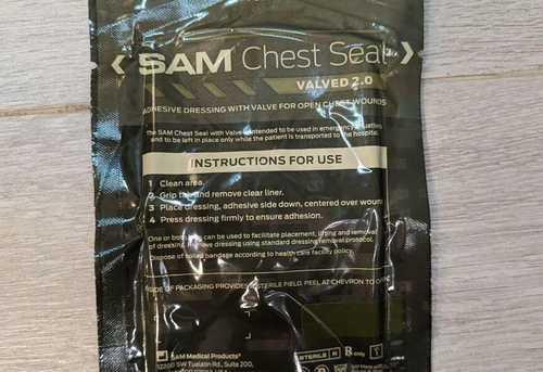 Sam Chest Seal при проникающих травмах груди