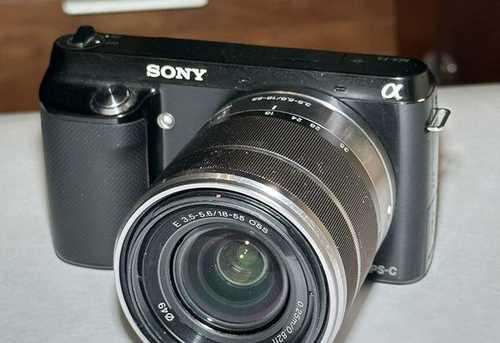 Sony NEX F-3 + Sony 18-55mm (kit)