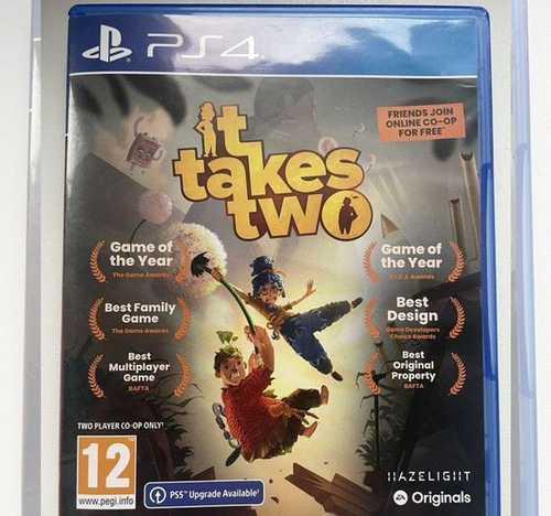 It takes two ps4 диск