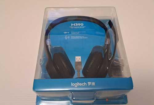 Компьютерная гарнитура, наушники Logitech H390 USB