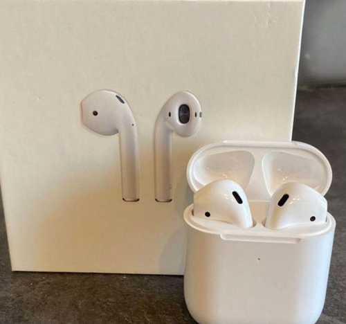 Беспроводные наушники apple airpods 2