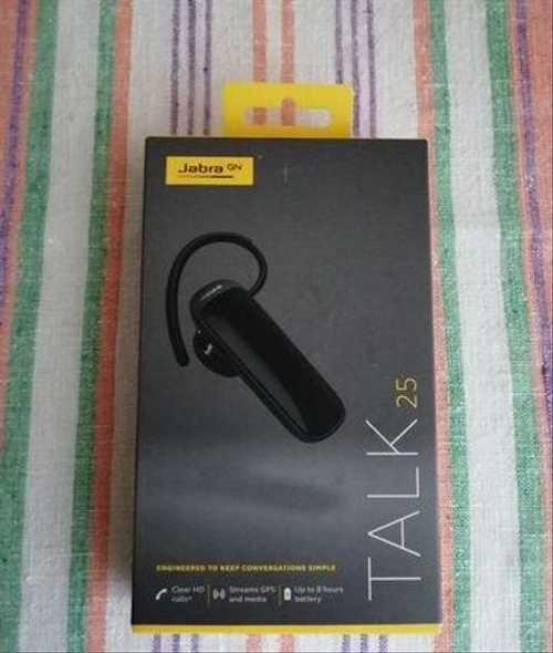 Новая Bluetooth-гарнитура "Jabra Talk 25"